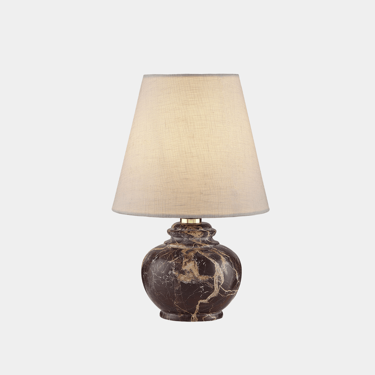Shop Piccolo Brown Mini Table Lamp | Stylish Lighting | Marble Lotus