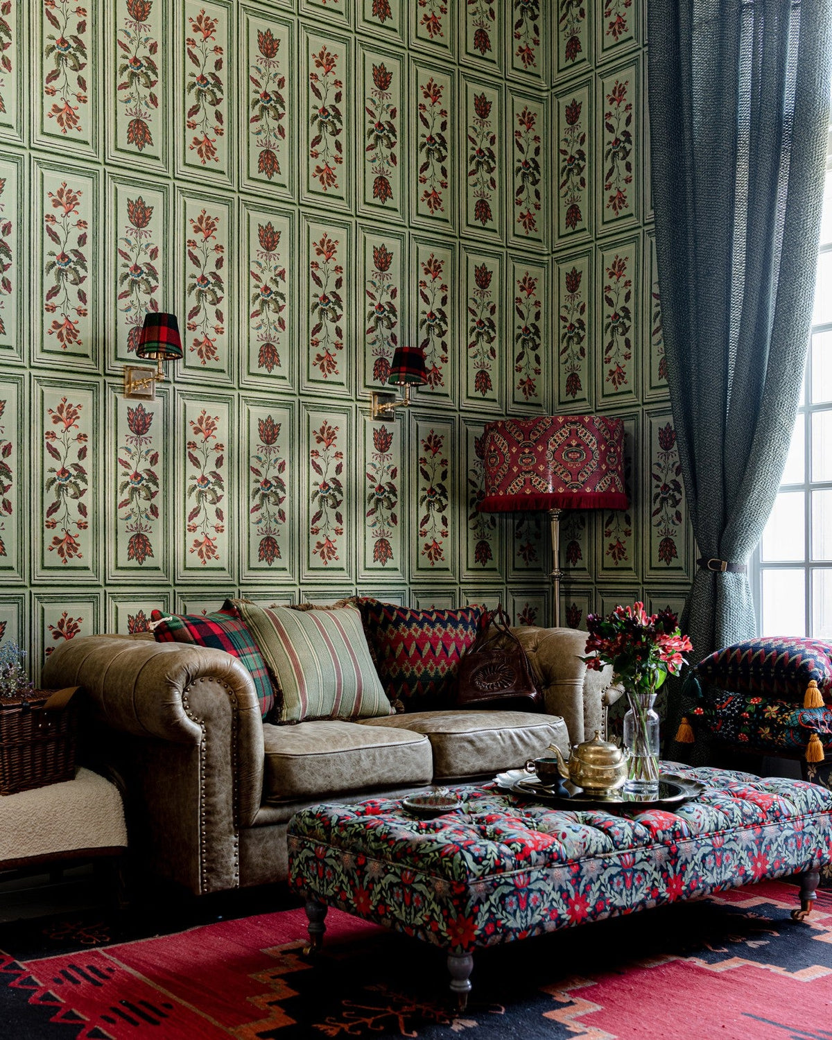 Exotic Indian Wallpaper for Your Interiors | Marble Lotus