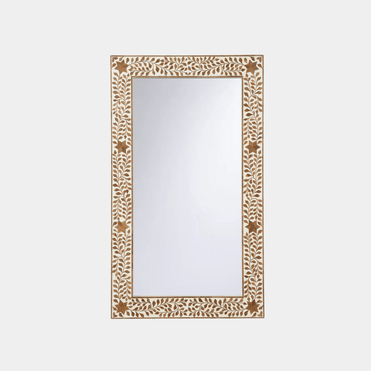 Zara Mirror – Marble Lotus