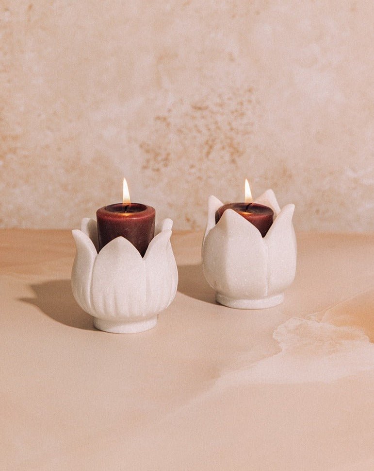 Purchase Marble Lotus Diyas for Spiritual Illumination | Marble Lotus